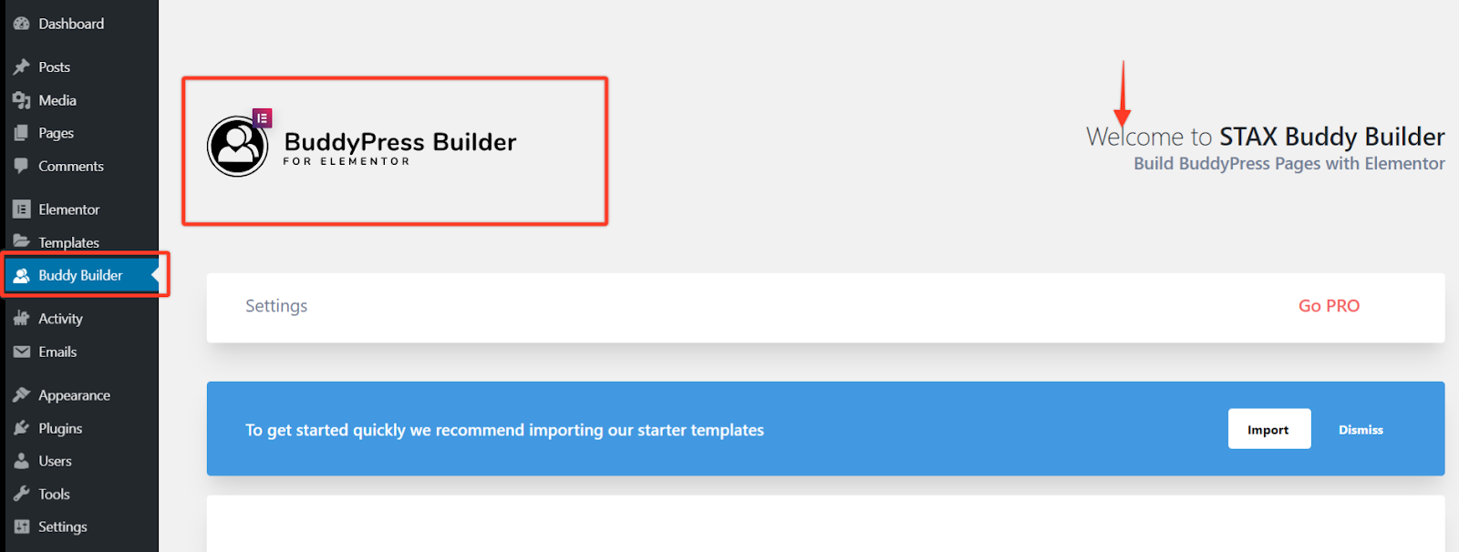Installing BuddyBuilder - StaxWP