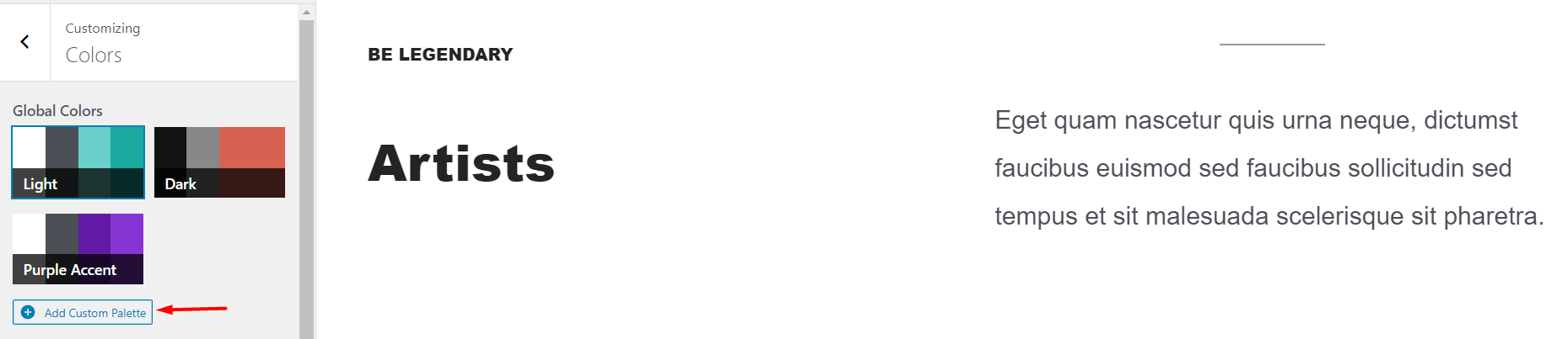 Stax - Colors - StaxWP