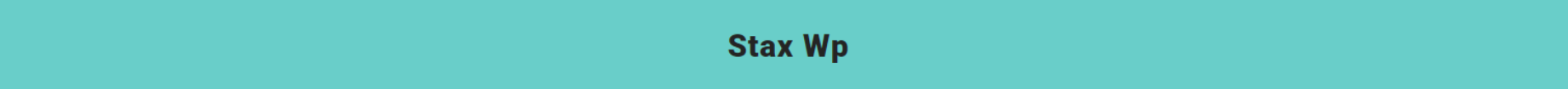 Stax- Header - StaxWP
