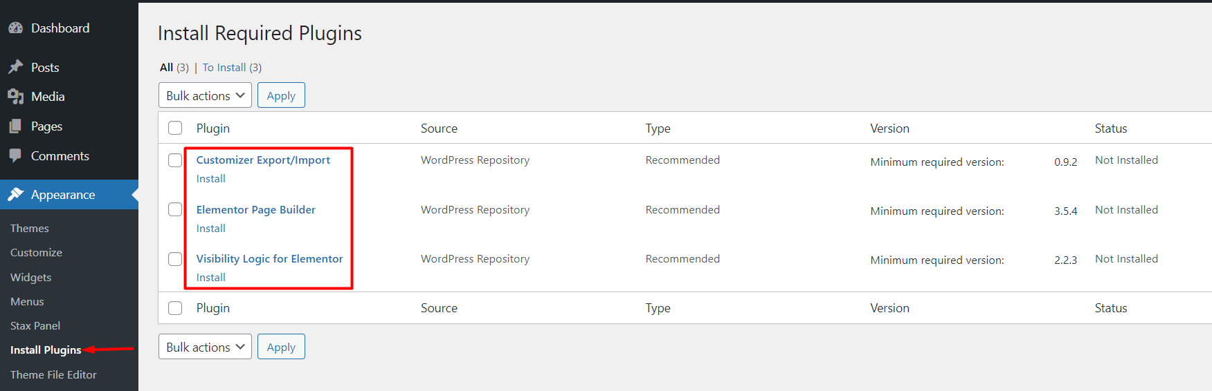 Stax Recommended Plugins - StaxWP
