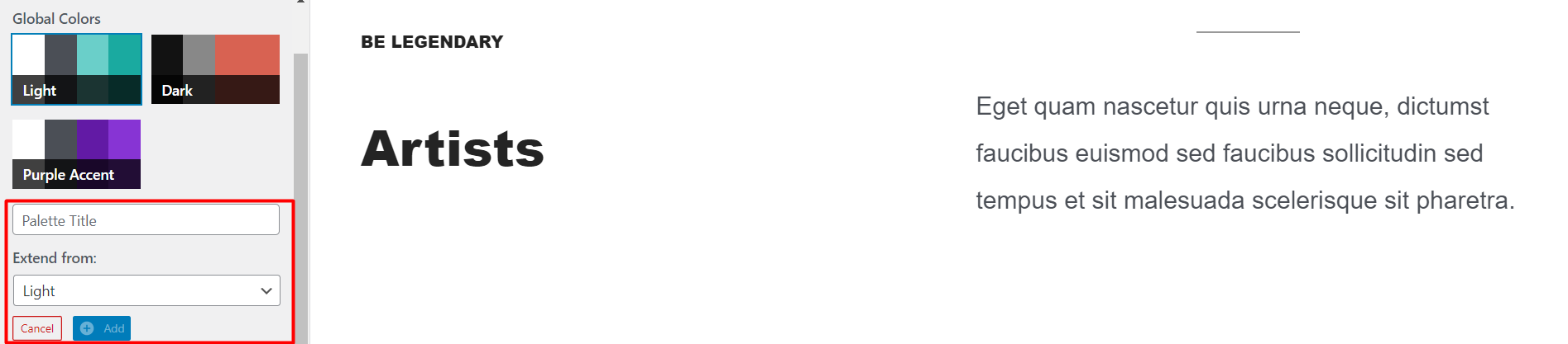 Stax - Colors - StaxWP