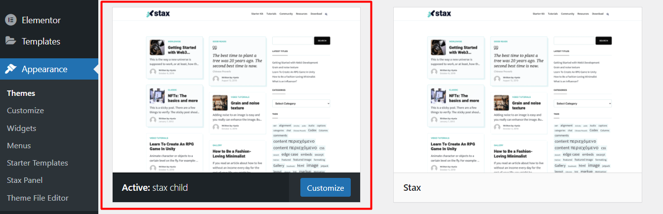 Setting up a Stax Child Theme - StaxWP