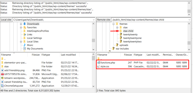 Setting up a Stax Child Theme - StaxWP