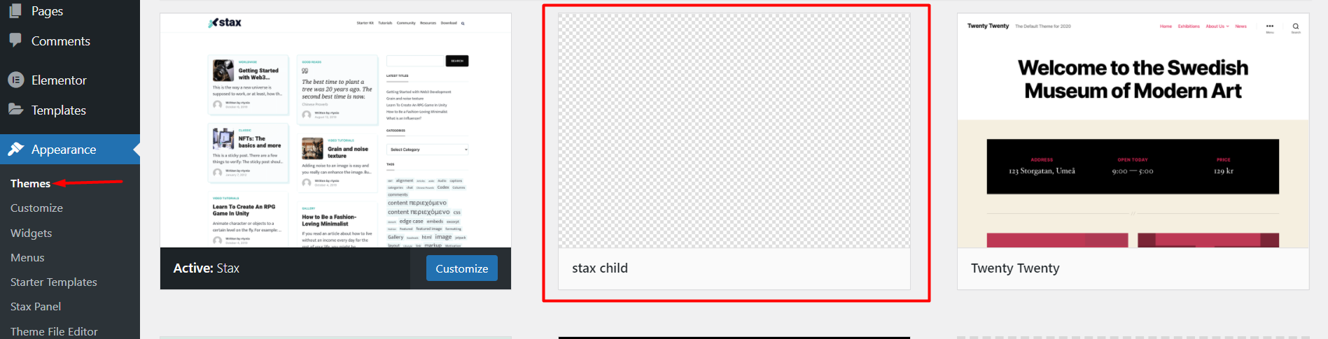 Setting up a Stax Child Theme - StaxWP