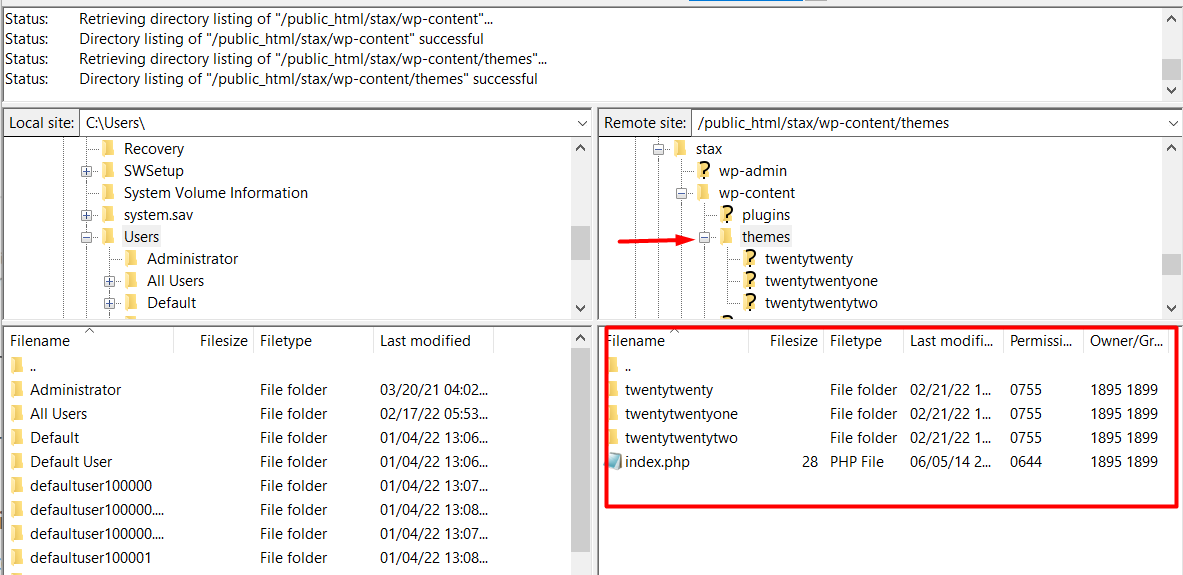 How to Install the Stax Theme via FTP - StaxWP