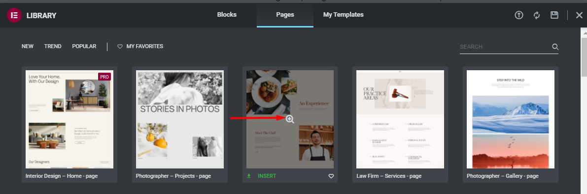 Adding Elementor Templates - StaxWP