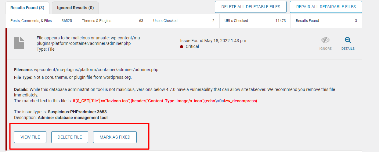 How to Easily Scan for Malware in WordPress - StaxWP